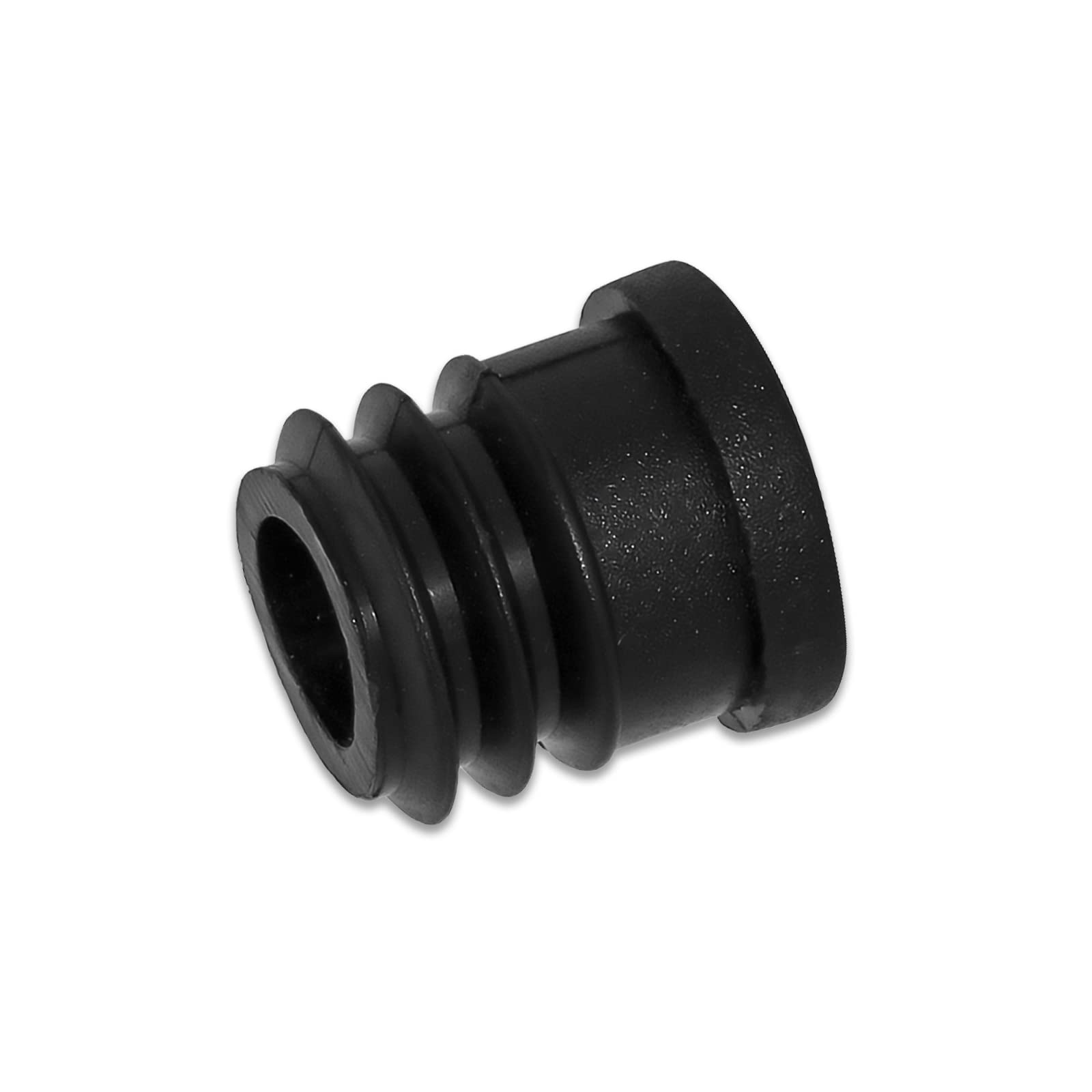 Snapklik.com : Black M6 Threaded Plastic Plugs Round Tube End Caps ...