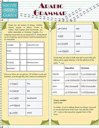 Amazon.com: Arabic Grammar (Speedy Study Guides: Academic ...
