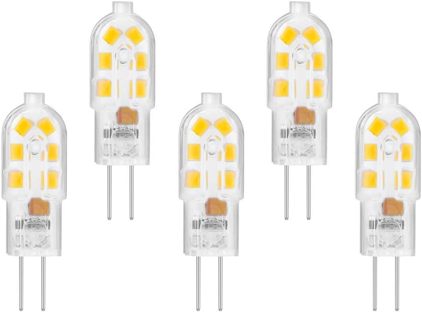 Vstar G4 12V 20W Halogen Bulb JC Type Bi-Pin LightClear G4 Bi-pin Base ...