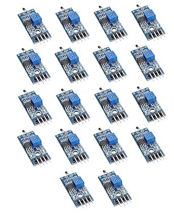 INVENTO 18Pcs NTC Thermistor Temperature Sensor Module 4 Pin LM393 5V ...