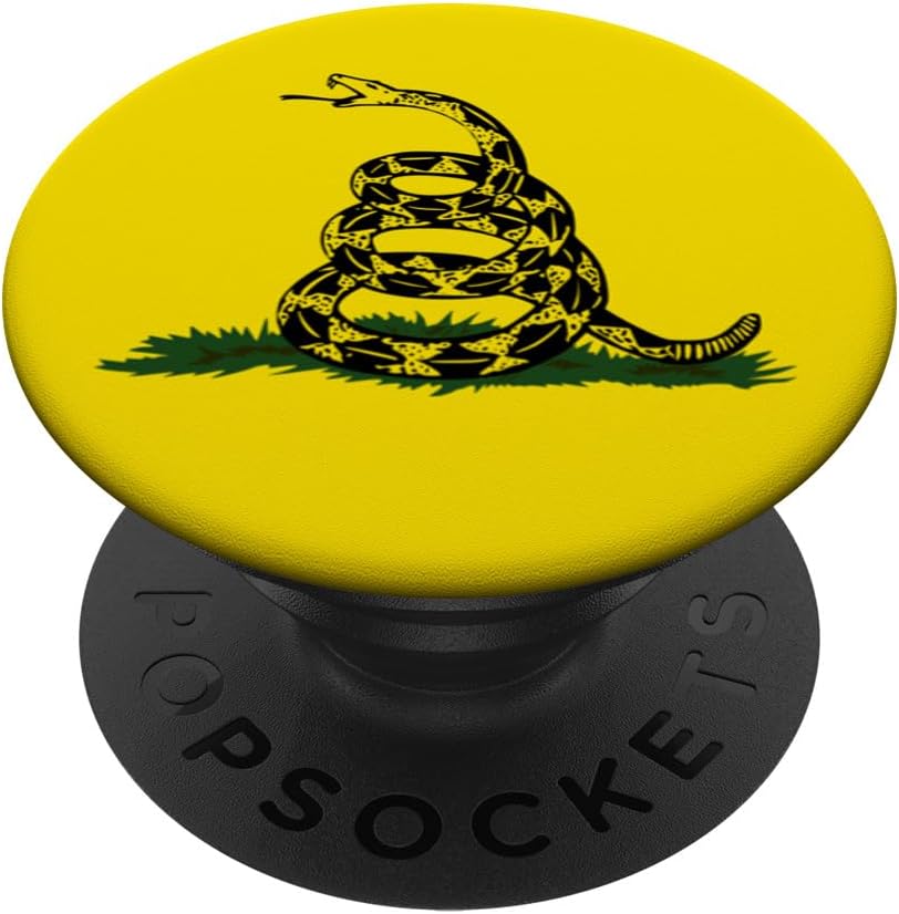 Amazon.com: Gadsden Flag Coiled Rattlesnake PopSockets PopGrip ...