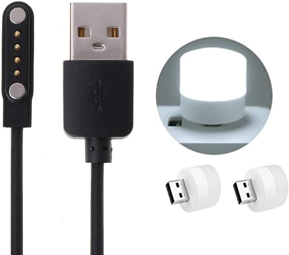 FIRE BOLTT Invincible 4 Pin USB Fast Charger Magnetic Charging Cable ...