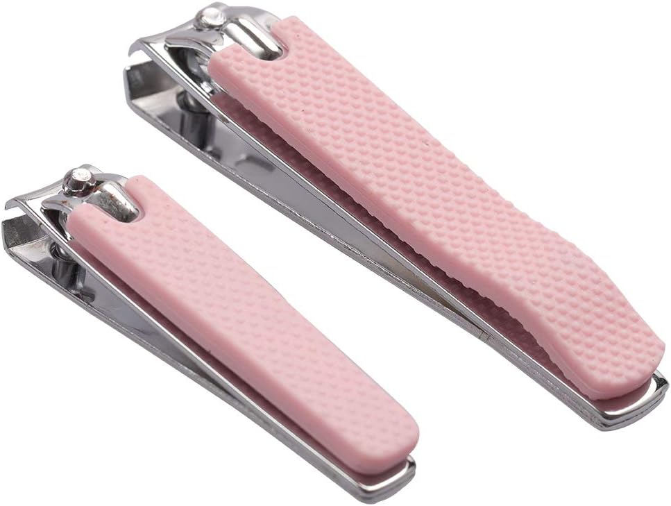 Amazon.com : Hello Kitty Nail Clippers Pink S Stainless Steel Sakura ...
