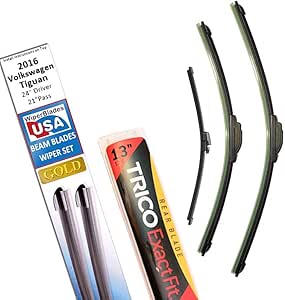 Amazon.com: Beam Blade Wipers Replacement Set for 2016 Volkswagen ...