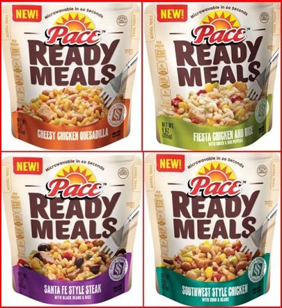 Amazon.com : Pace Ready Meals Bundle of 4: (1) Fiesta Chicken & Rice, 9 ...