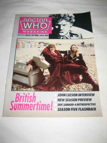 Doctor Who Magazine V 1 #116 Sep 1986 British Summertime John Leeson ...