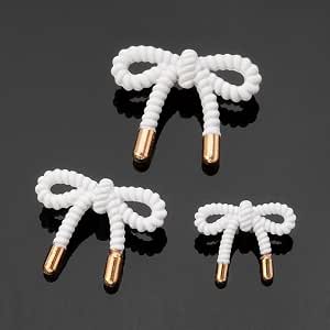 Amazon.com: LIBERGA 10 Pcs Metal Bow Buttons with Shank, Fashion ...
