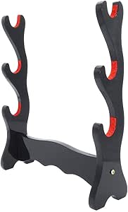 Amazon.com: BAIWANLIN Sword Holder Rack Stand Horizontal Display ...