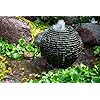 Amazon.com: Aquascape Stacked Slate Sphere Fountain, 18 Inch Diameter ...