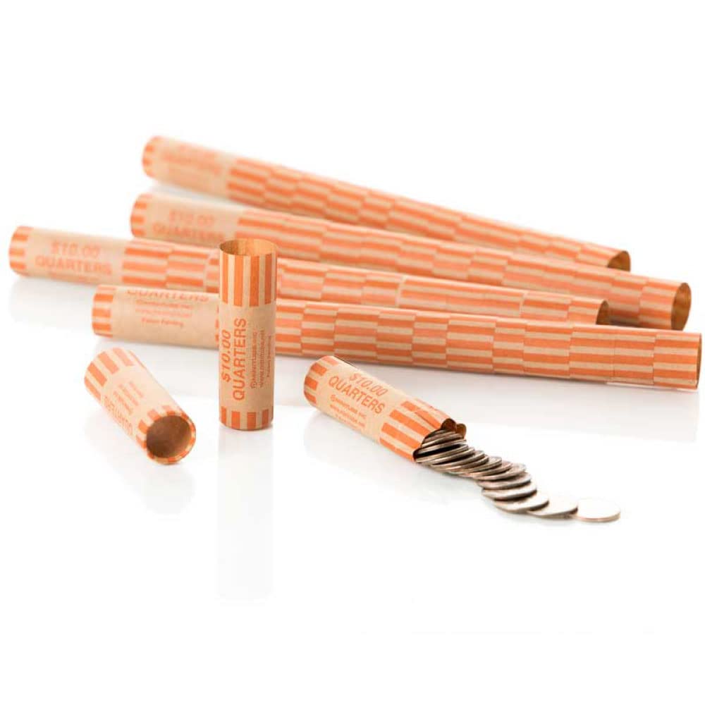 Snapklik.com : Nested Quarter Coin Wrappers Pre-Crimped Box Of 1000 ABA ...