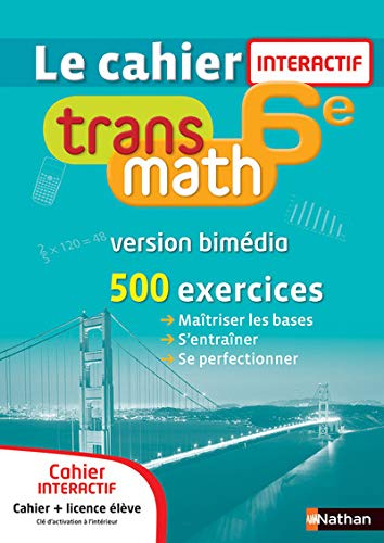 Amazon.co.jp: Cahier interactif Transmath 6e - Version bimédia : 本