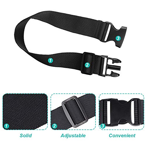 MAGARROW Add a Bag Luggage Strap Adjustble Suitcase Attachment Belt ...