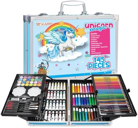 Viaana Kids Store Space Art & Craft Painting Box, Big Coloring Suitcase ...