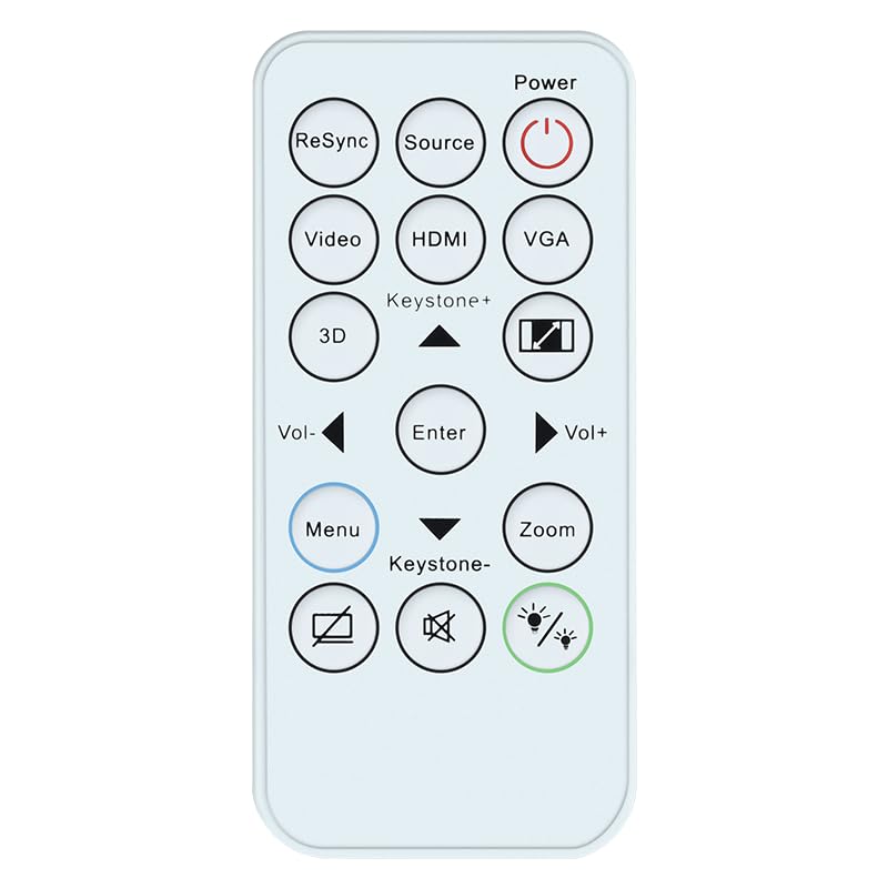 Amazon.com: ZWP Universal 8VH02GC01 Projector Remote Control for Optoma ...