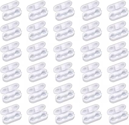 Amazon.com: 30 Pcs White Ball Chain Connectors for Hunter Douglas ...