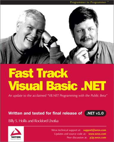 Fast Track Visual Basic .NET: Rocky Lhotka, Billy Hollis: 9781861007124 ...