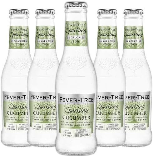 Fever Tree Sparkling Cucumber Tonic - Premium Quality Mixer and Soda ...