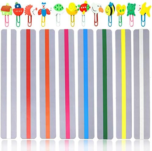 16 Pack Reading Guided Strips Highlight Strips Colored Overlays ...
