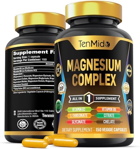 Amazon.com: Tenmido Magnesium Complex Supplement - Combine 10 Types of ...
