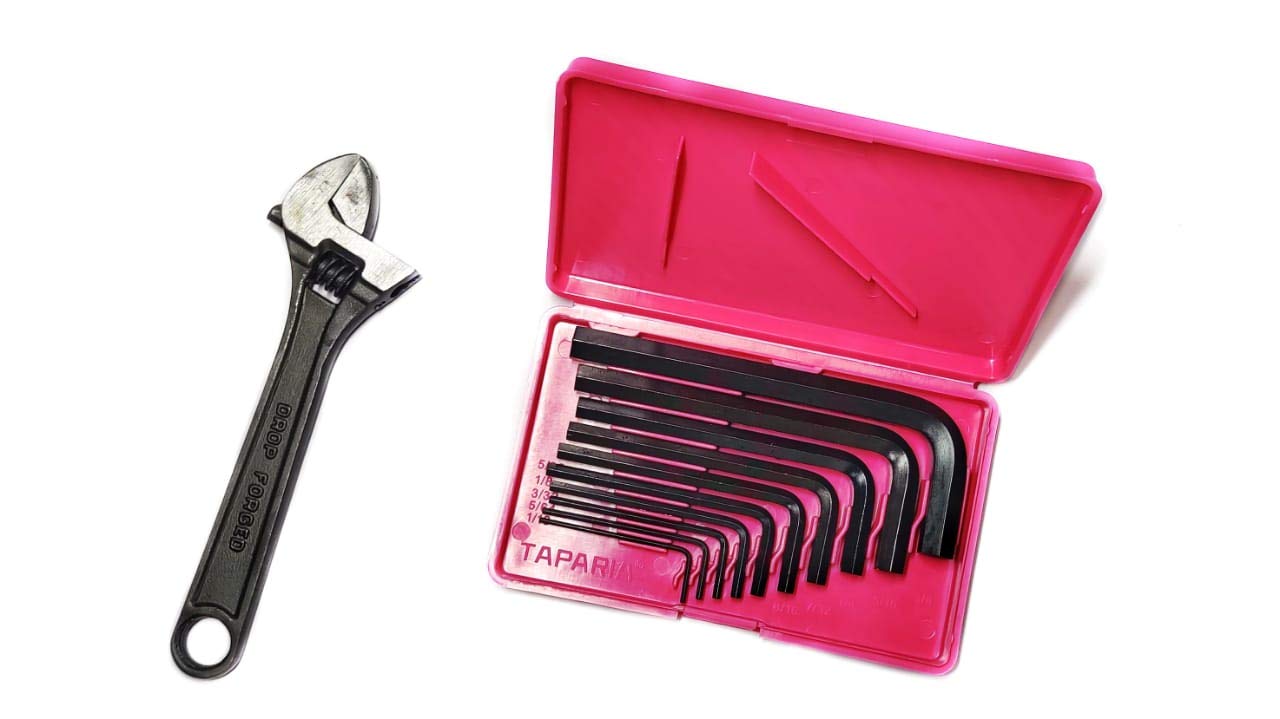 TAPARIA 1170-6 Adjustable Spanner (Phosphate Finish) KI10V Allen Key ...