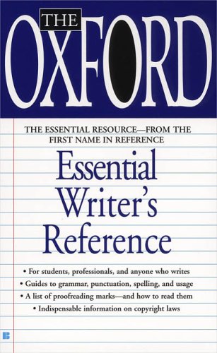 Buy The Oxford Essential Writer's Reference Book Online at Low Prices ...