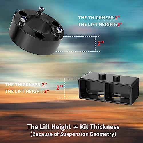 Snapklik.com : PROEZE 3 Front And 3 Rear Leveling Lift Kits For 2004 ...