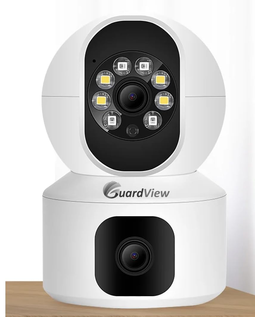 Buy GUARDVIEW 2MP+2MP WiFi Robot Camera HD Dual Lens Wireless Baby ...