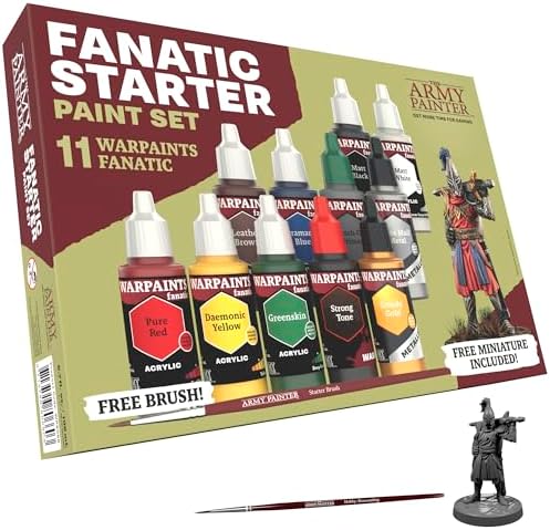 The Army Painter, Warpaints Fanatic Mega Set Combo, 50 x 18 ml Acrylic ...