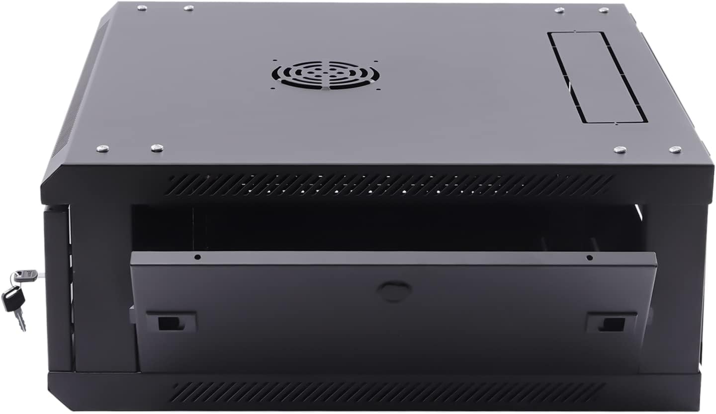 Amazon.com: BANLICALI Network Cabinet, 4U Wall Mount Rack Server ...