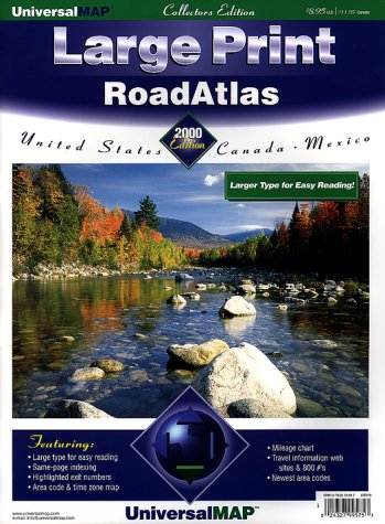 U. S. Large Print Road Atlas 2000: Universal Map (Firm): 9780762511426 ...