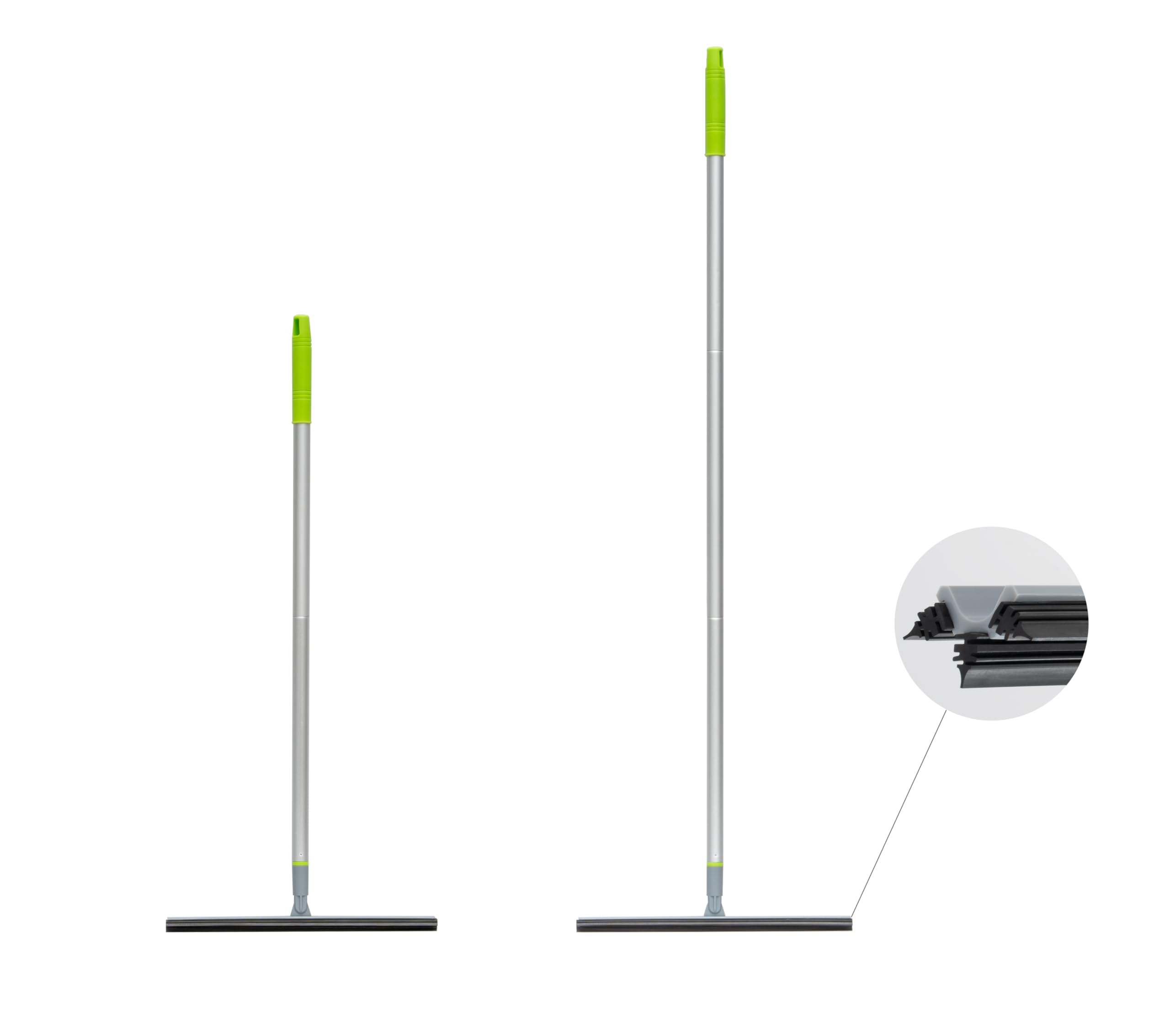 Amazon.com: Multi-Blade Floor Squeegee Broom for Cleaning Dry/Wet Hard ...