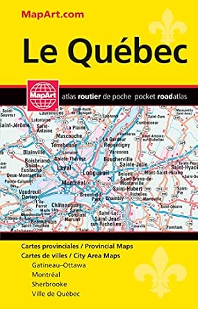 Amazon.com: Quebec Province Pocket Map Atlas: 9781553682028: MapArt ...