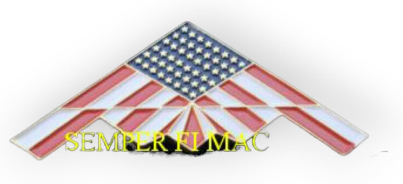 Amazon.com: B-2 Spirit Stealth Bomber Flag Hat Pin USA Air Force Afb ...