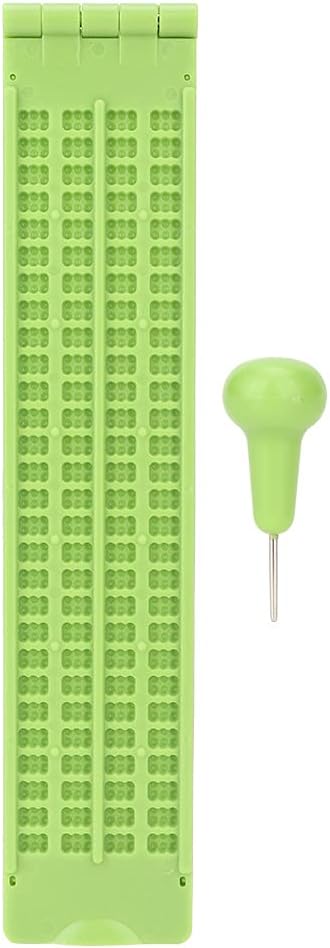 Amazon.com: Portable Plastic Braille Label Maker with,Braille ...