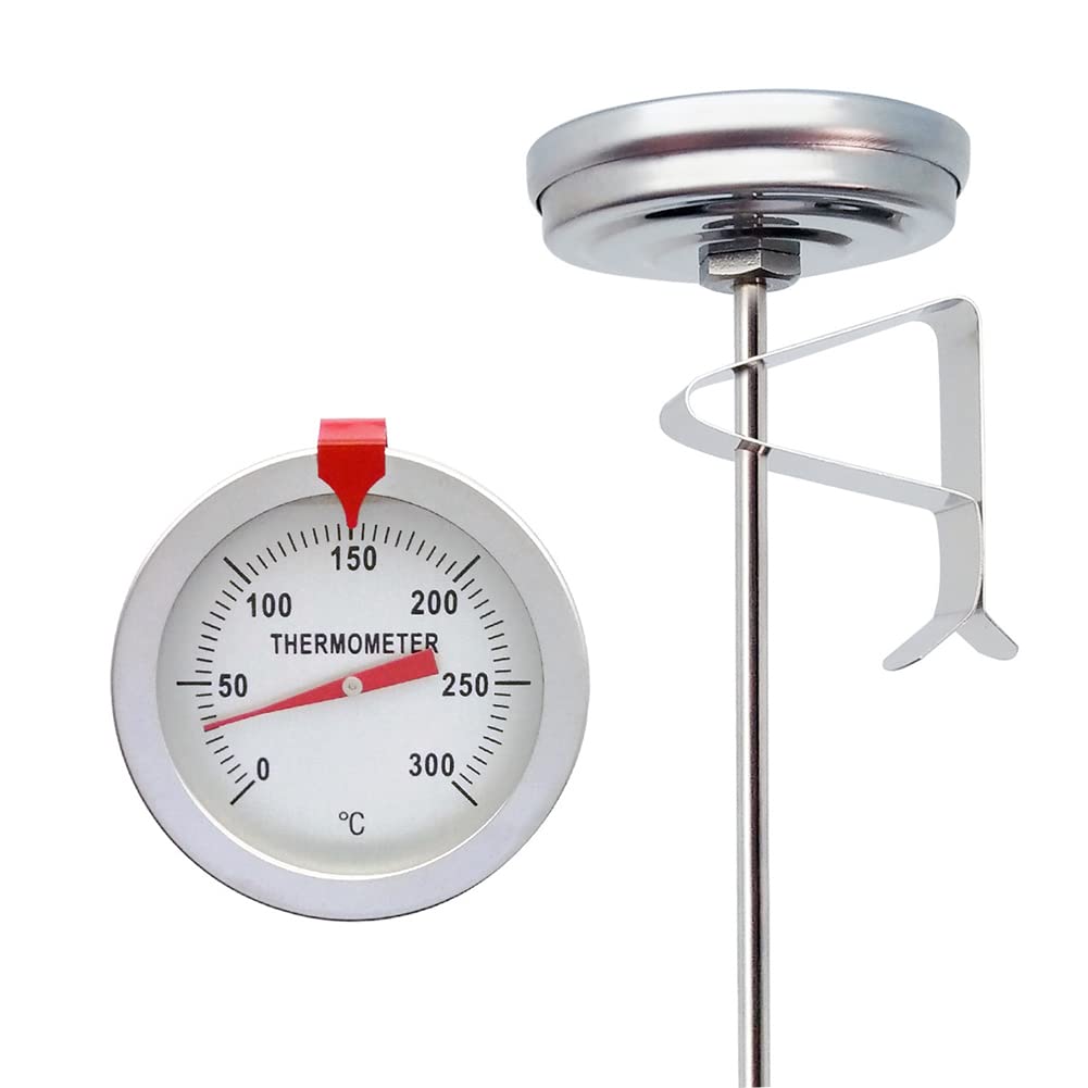 Amazon.com: Frying Thermometer, 0°C~300C Dial Thermometer, Stainless ...