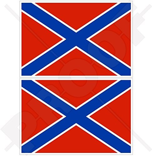 Amazon.com - NOVOROSSIYA Confederation Flag, New Russia 3" (75mm) Vinyl ...