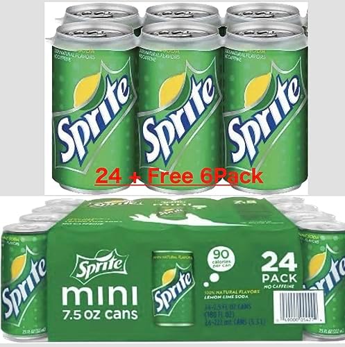 Amazon.com : Sprite Mini-Cans, 7.5 fl oz (Pack of 24) by Sprite ...