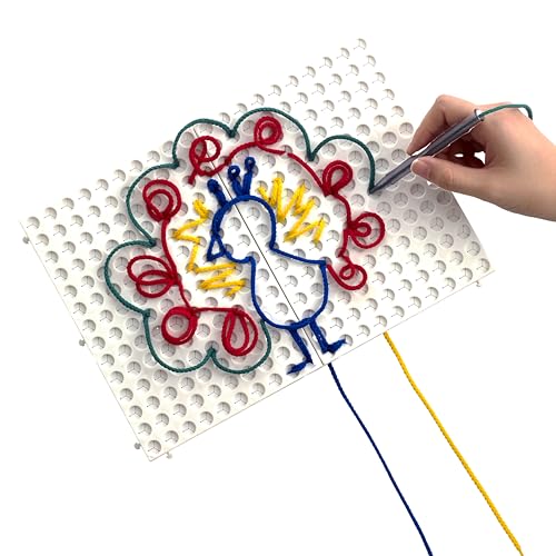Amazon.com: edxeducation Junior String Art - Lacing Toy for Kids - 2 ...