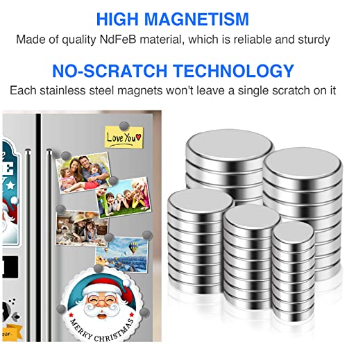 Snapklik.com : Small Magnets, 40 Pack Tiny Rare Earth Magnets, 5 ...