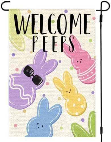 Amazon.com : ARGOOFG Easter Garden Flag 12x18 Inch Double Sided Outside ...