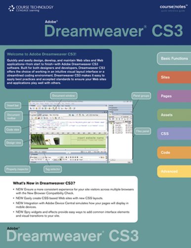 Adobe Dreamweaver CS3 CourseNotes: Course Technology: 9781423927099 ...