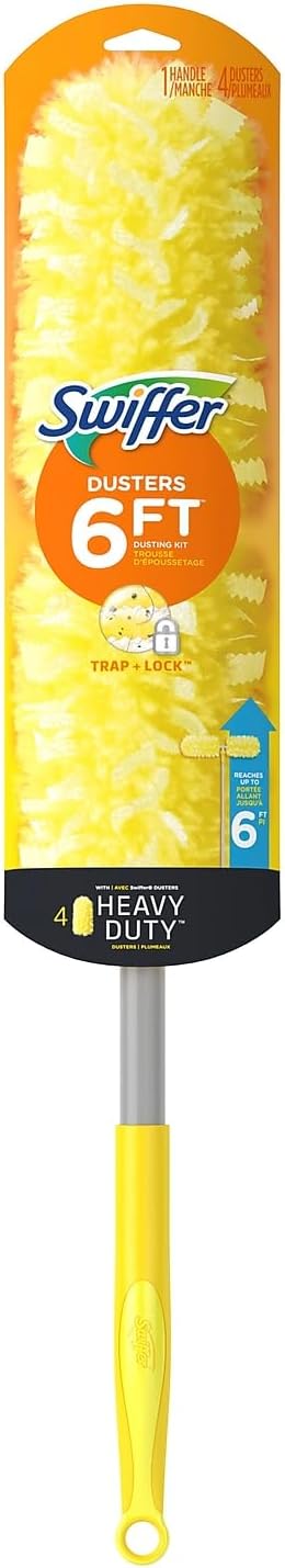 Brandclub - Swiffer Heavy Duty Dusters with Super Extender Handle, 6 Ft ...