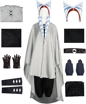 Amazon.com: Adult Tano Costume Tano Cosplay Outfit Uniform Cloak Full ...