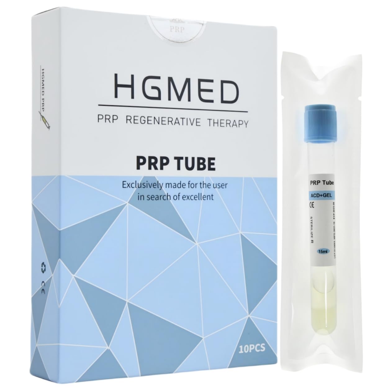 Amazon.com: HGMED 10 Tubes PRP Tubes ACD Solution A and Gel 10 mL prp ...