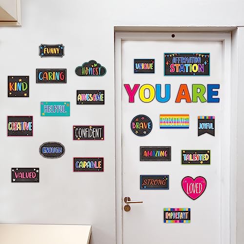 Snapklik.com : Classroom Affirmation Station Bulletin Board Set ...