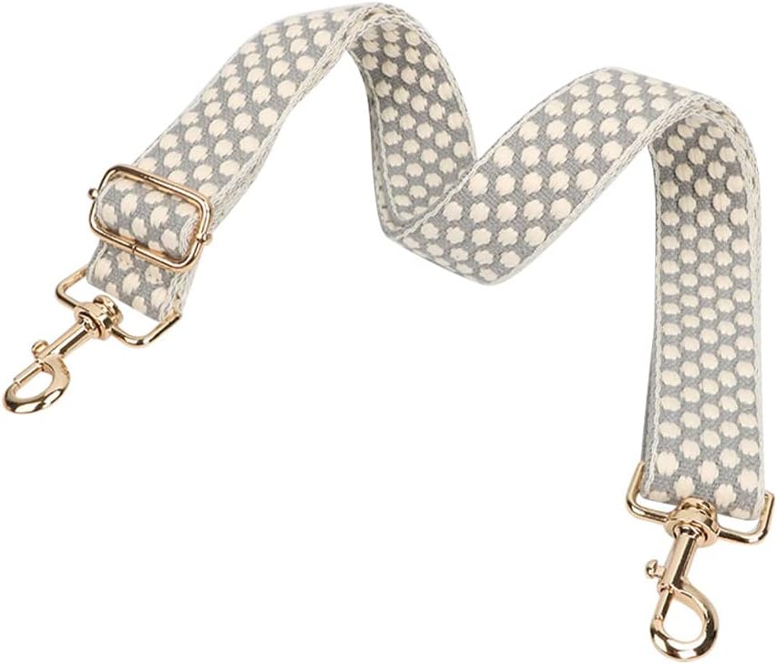 Amazon.com: Cross Body Purse Strap Wide Shoulder Strap Polka Dots Strap ...