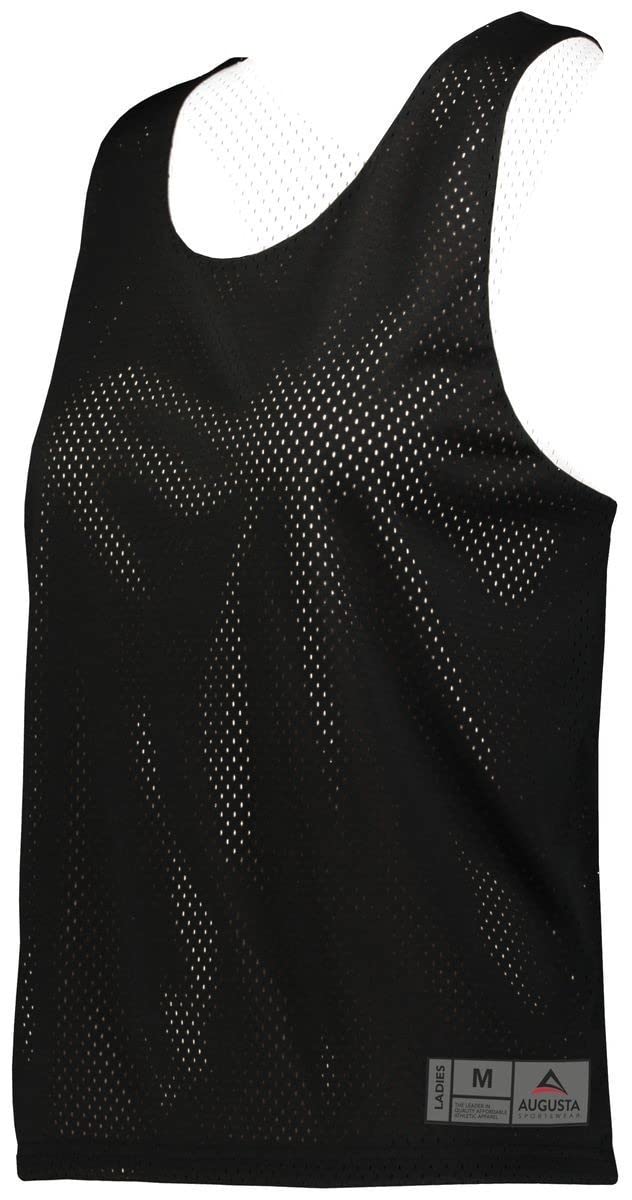 Womens Mesh Reversible Pinnie S Black/White stock finder alerts in the ...