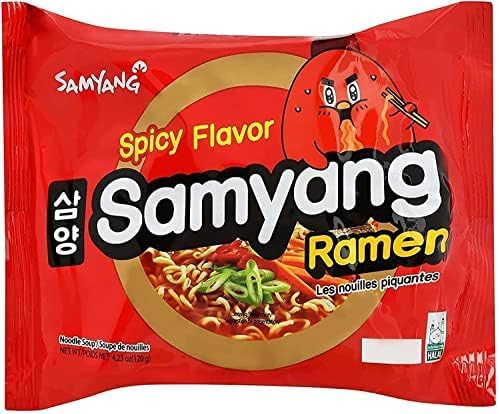 Sam Yang Ramen Spicy Flavour 120gm*1PK : Amazon.in: Grocery & Gourmet Foods