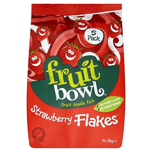 Amazon.com : Fruit Bowl Fruit Flakes Strawberry - 5 x 20g : Grocery ...