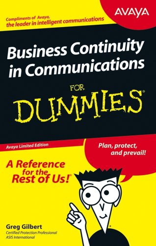 Business Continuity in Communications for Dummies Avaya Limited Edition ...